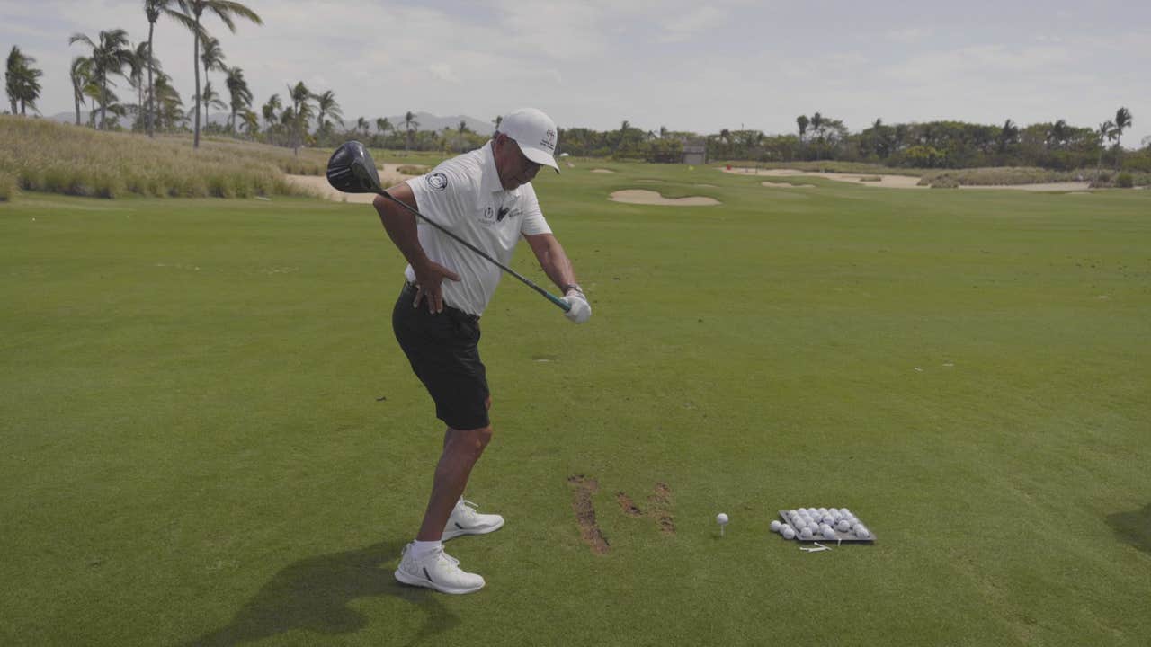 Is your swing too steep or too shallow? Follow this drill for a quick fix