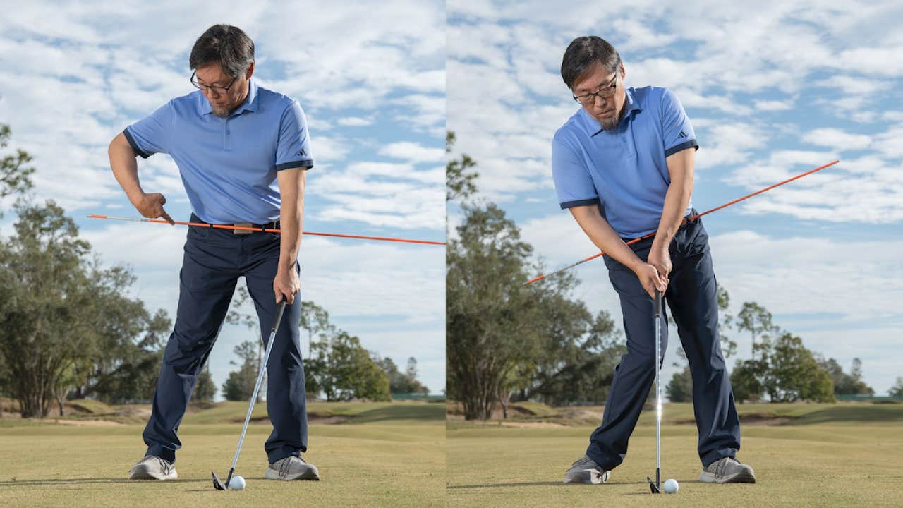 Is your swing too steep or too shallow? Follow this drill for a quick fix